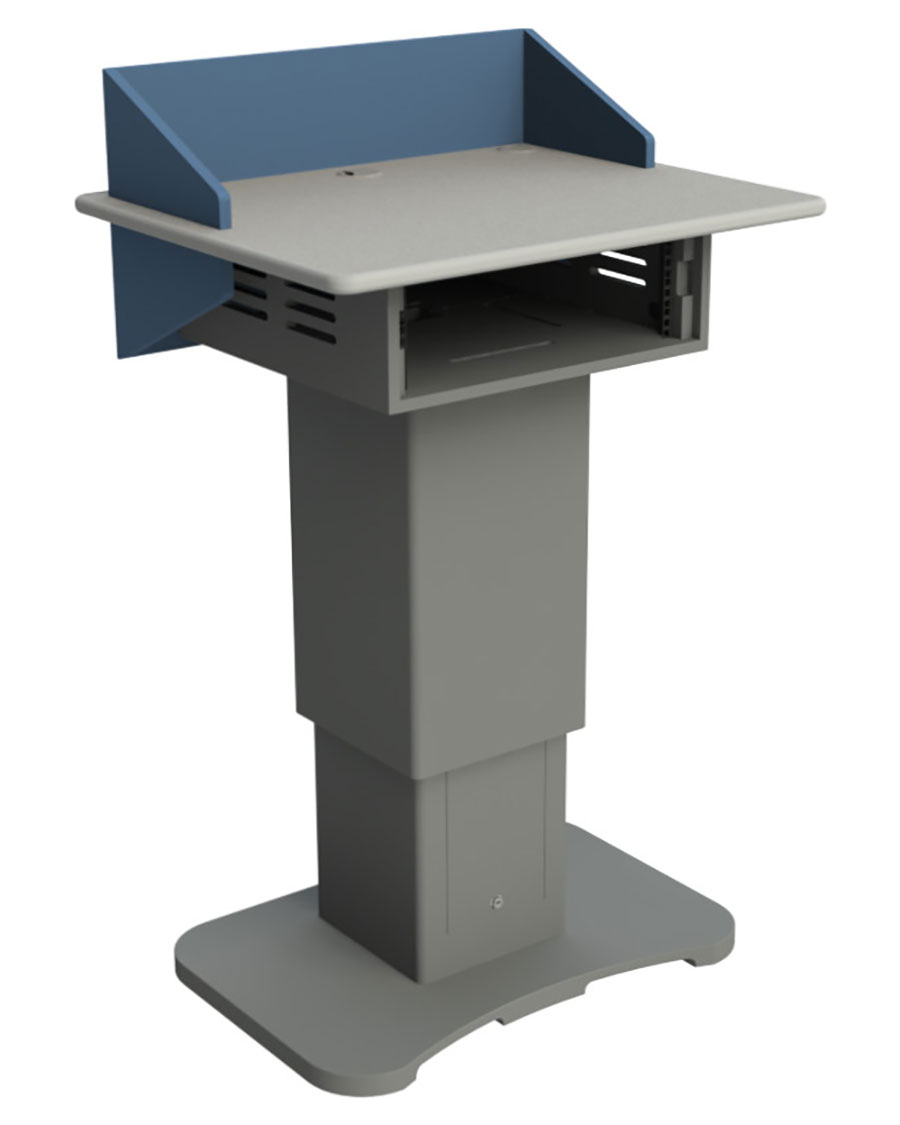 Sentinel Height Adjustable AV Lectern